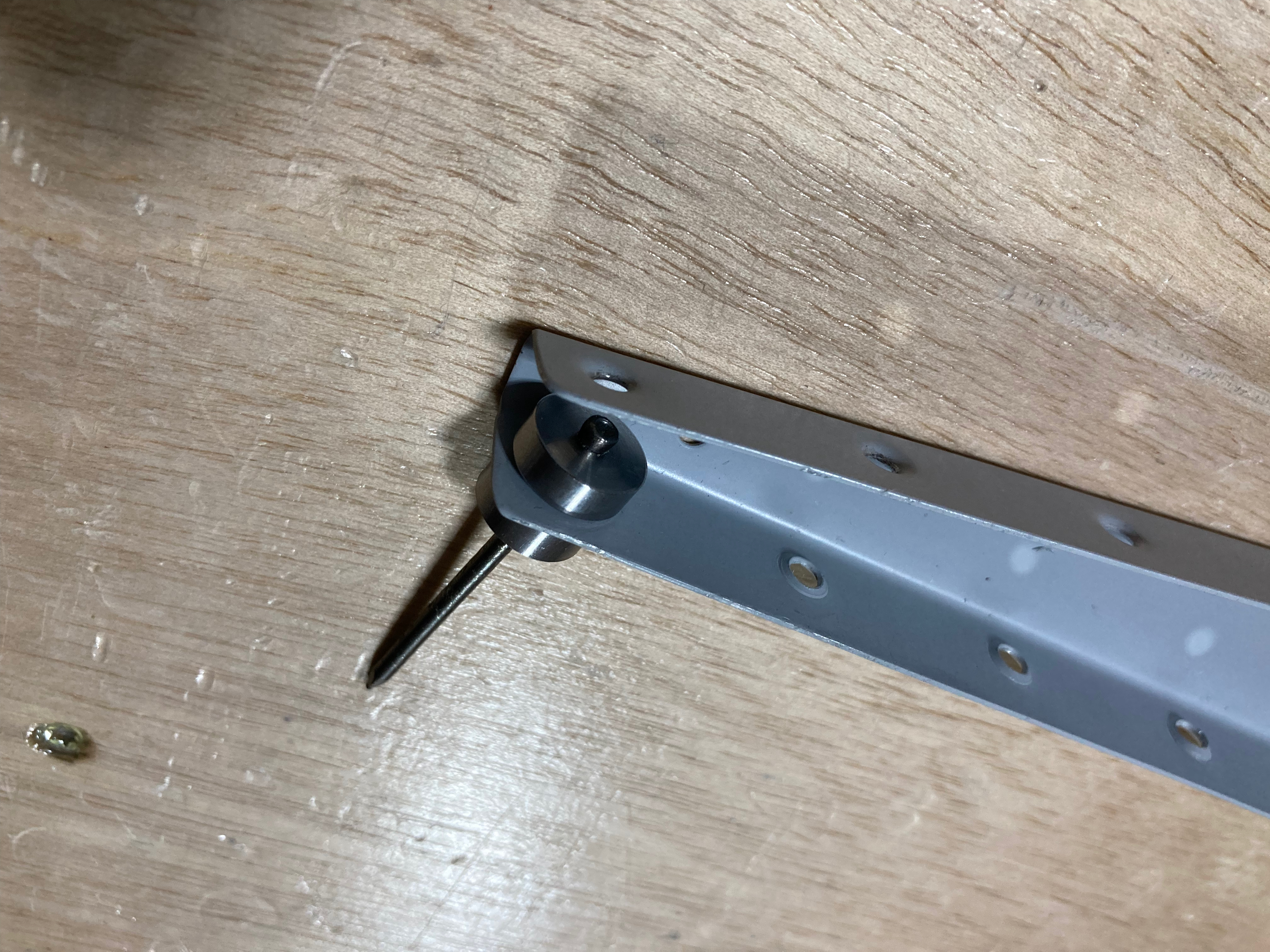 Dimpling the remaining parts and riveting the rudder