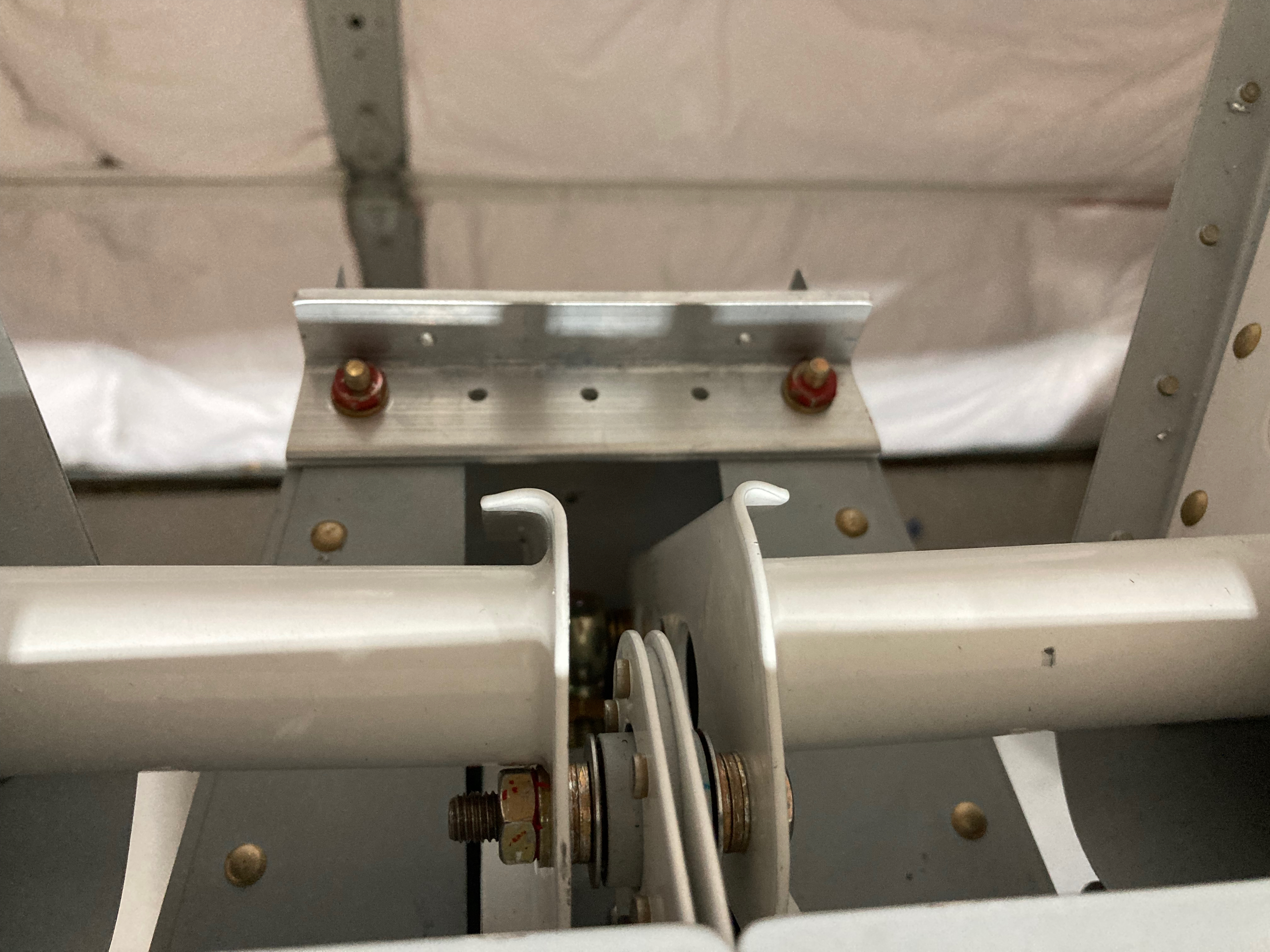 Started mounting the vertical stabilizer