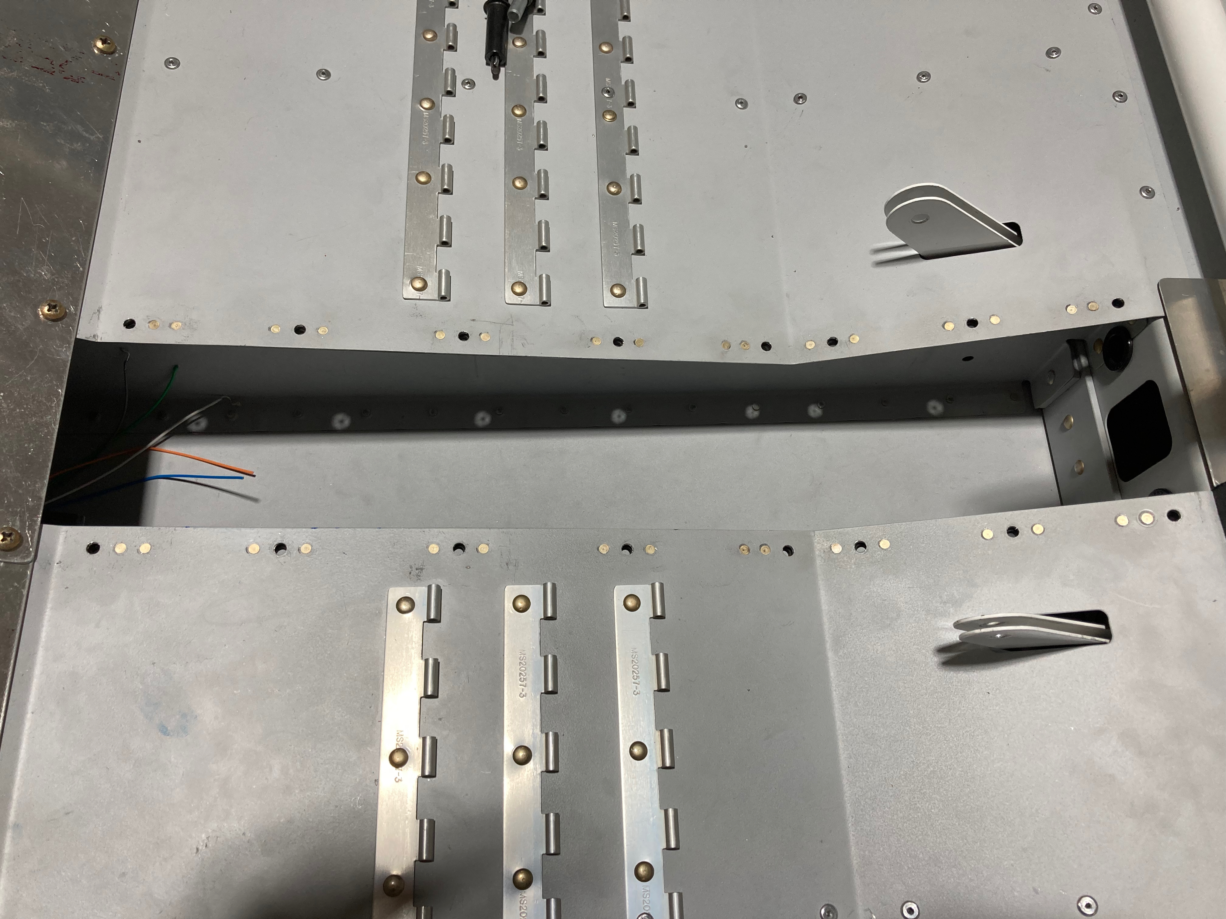 Worked on the flaps actuator