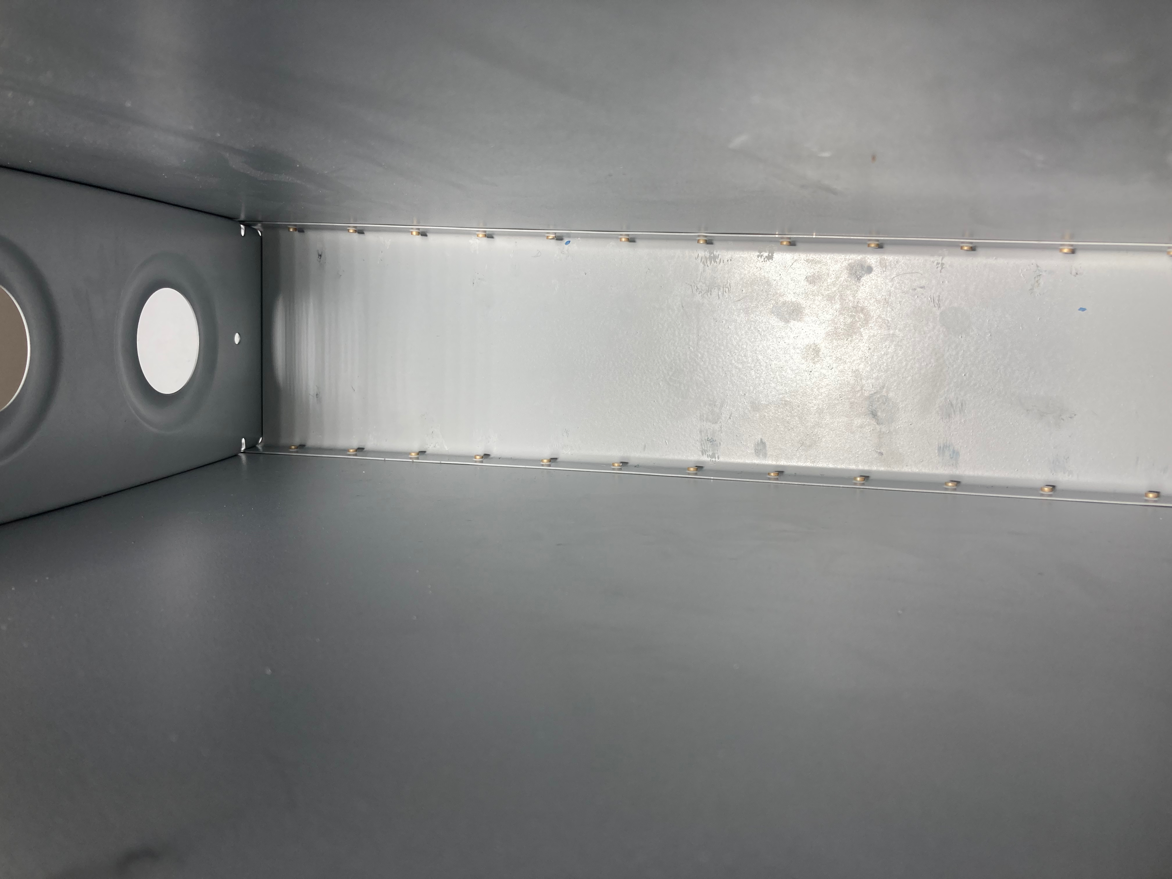 Finishing the vertical stabilizer