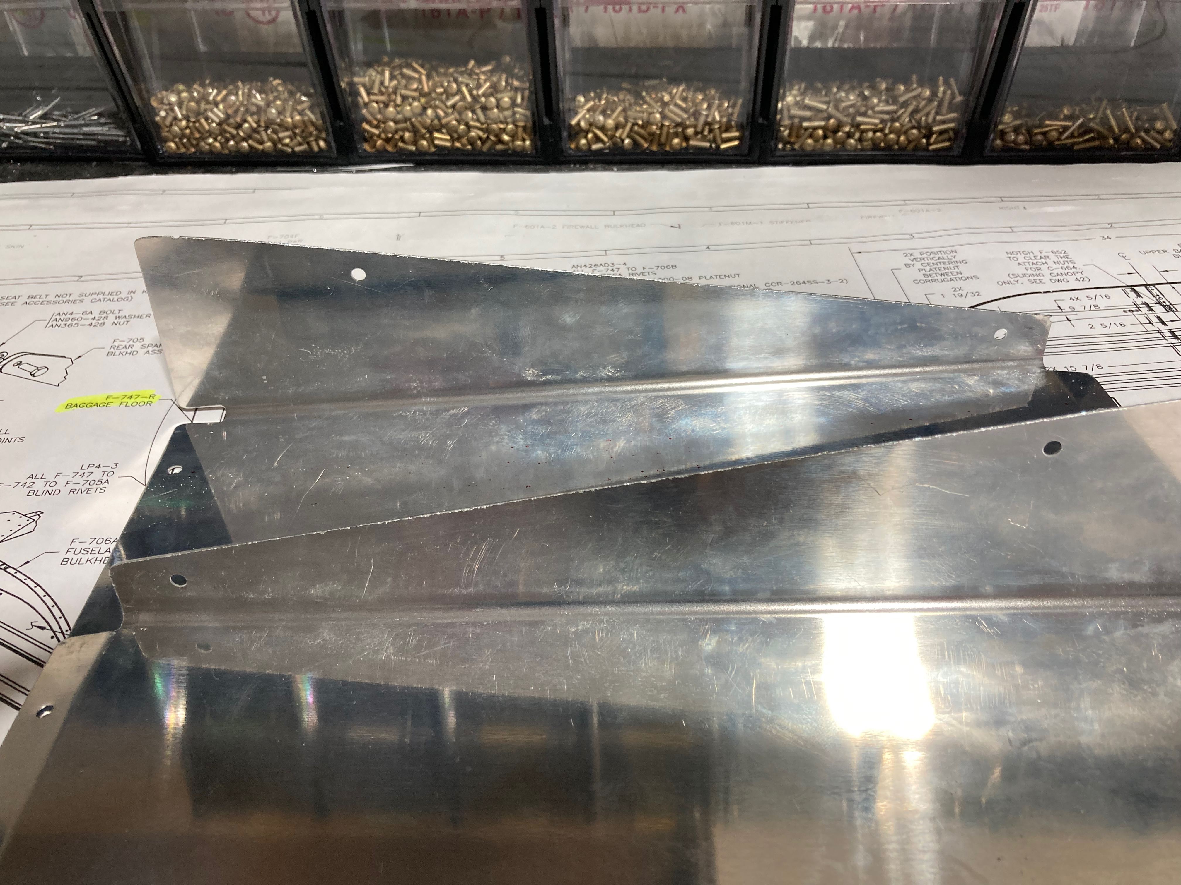 Baggage bulkhead panels