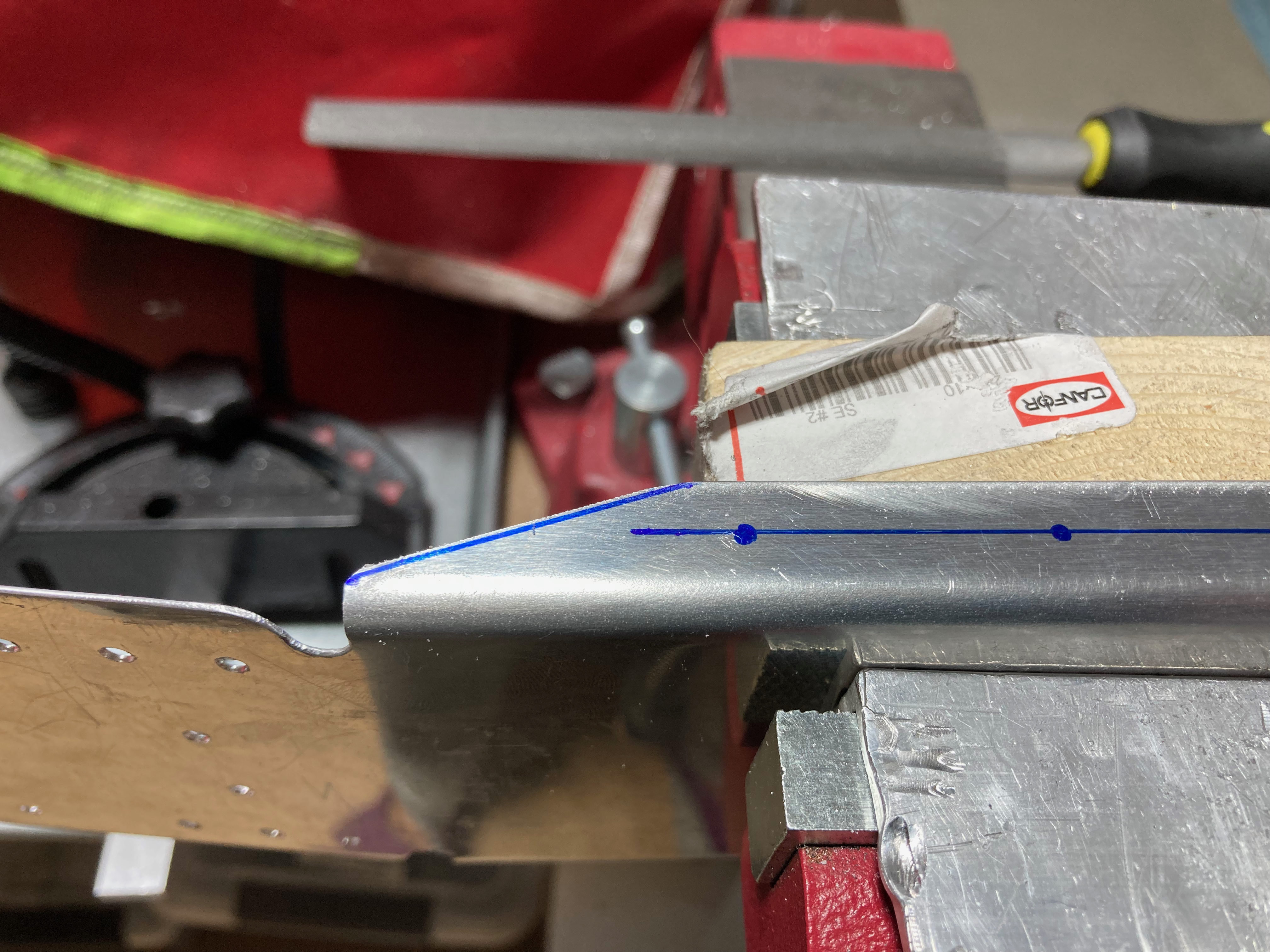 Finishing the horizontal stabilizer skeleton