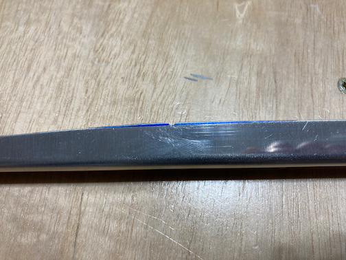 Stiffener tapering guide hole | Van's Air Force